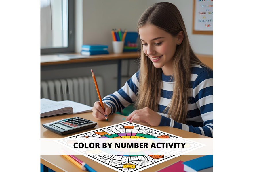 Why Every High School Math Teacher Needs a Color by Number Activity in ...